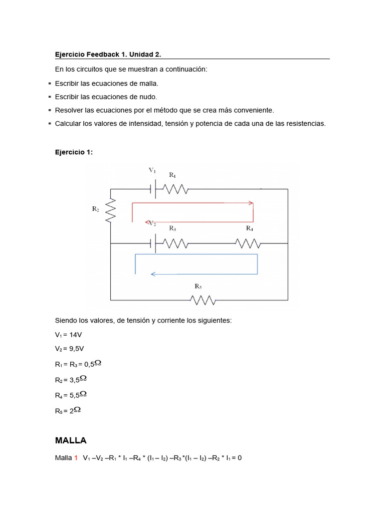 Ejercicio Feedback 1 | PDF | Métodos y materiales de enseñanza