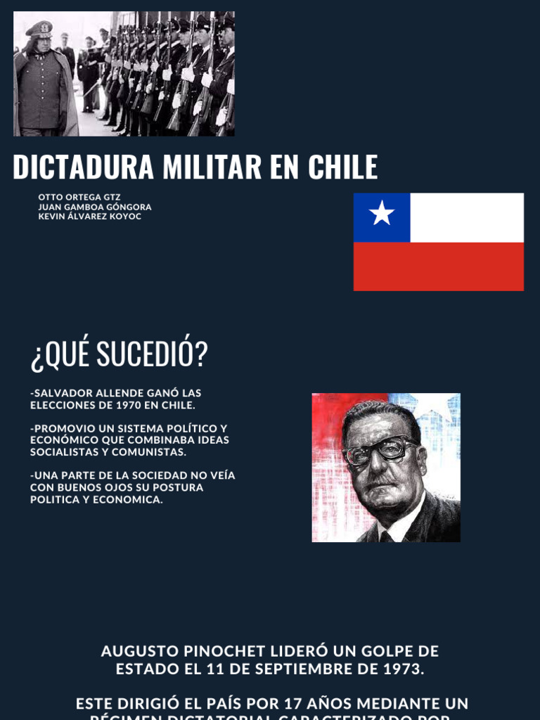 Dictadura militar en Chile | PDF | Augusto Pinochet | Chile