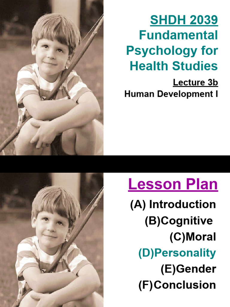 SHDH 2039 Topic 3 - Part B - Updated | PDF | Human Development ...