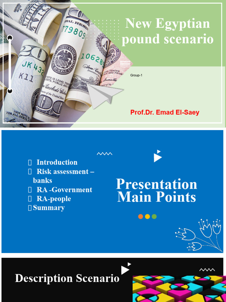 Money Theme Presentation Template | PDF | Computer Graphics | Computing