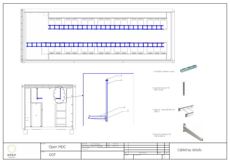 Cable Tray Drawing | PDF