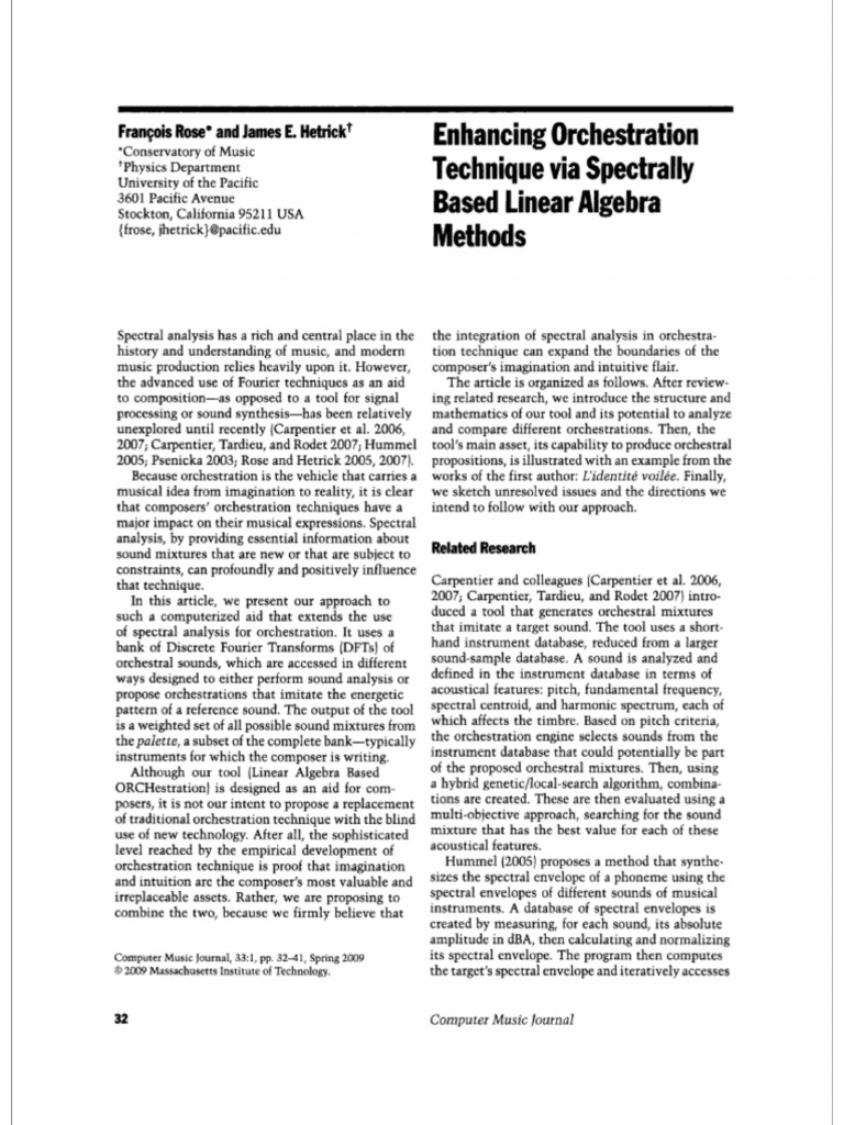 Enhancing Orchestration Technique Pdf