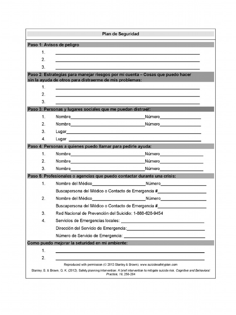 Plan de Seguridad - Stanley & Brown | PDF