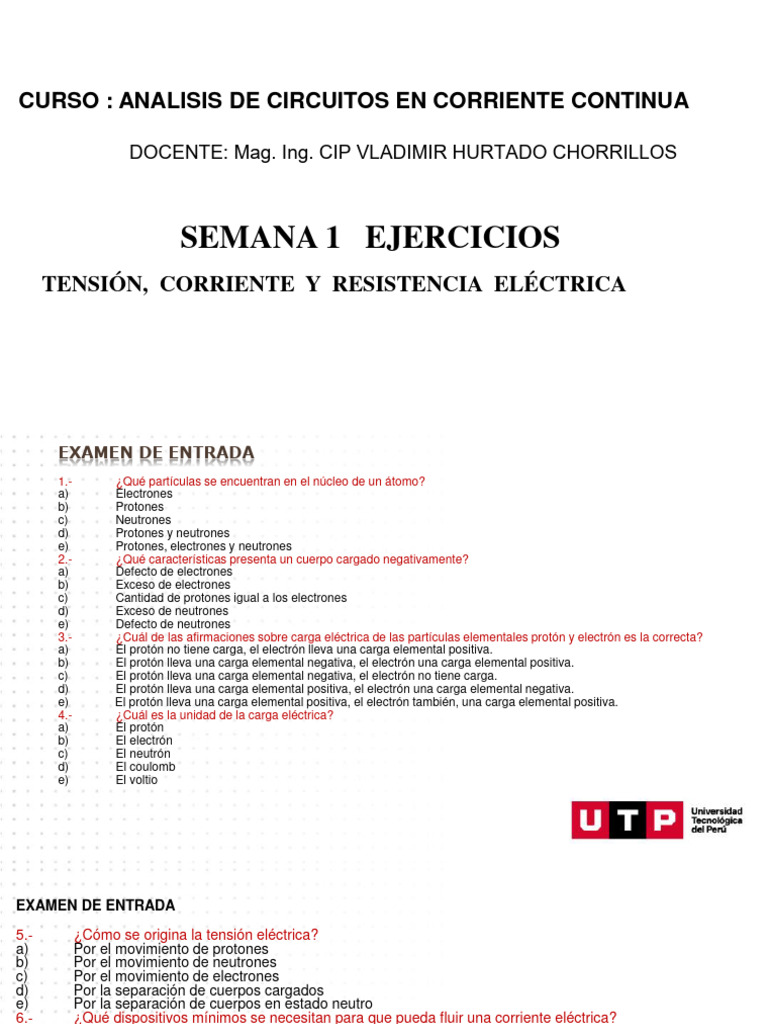 S01 - S1-Poner en práctica-ACCC | PDF | Carga eléctrica | Electrón