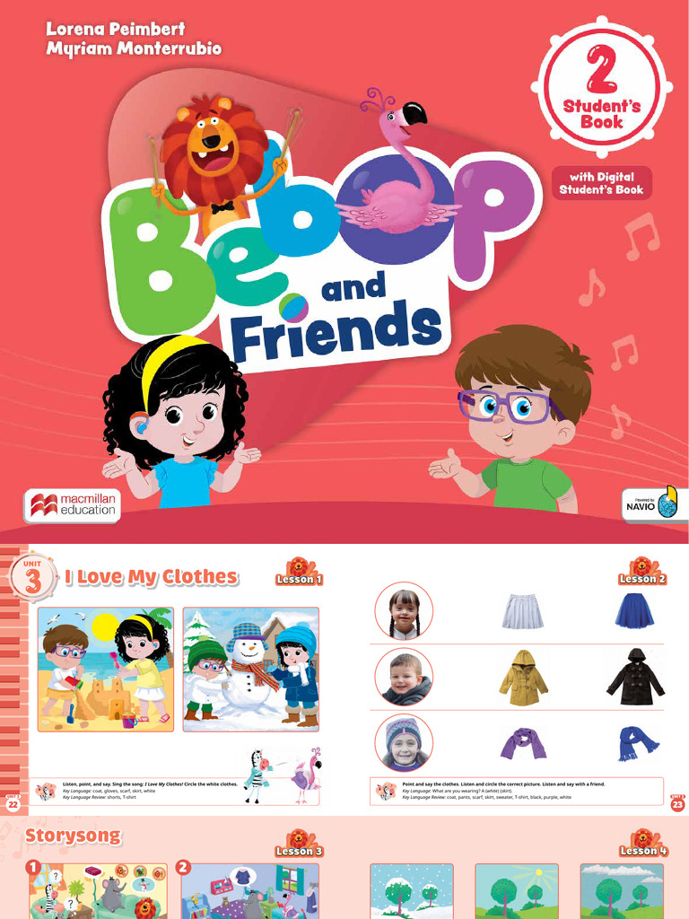 Bebop and Friends Level 2 Unit 3 Student S Book | PDF | Clothing | Scarf