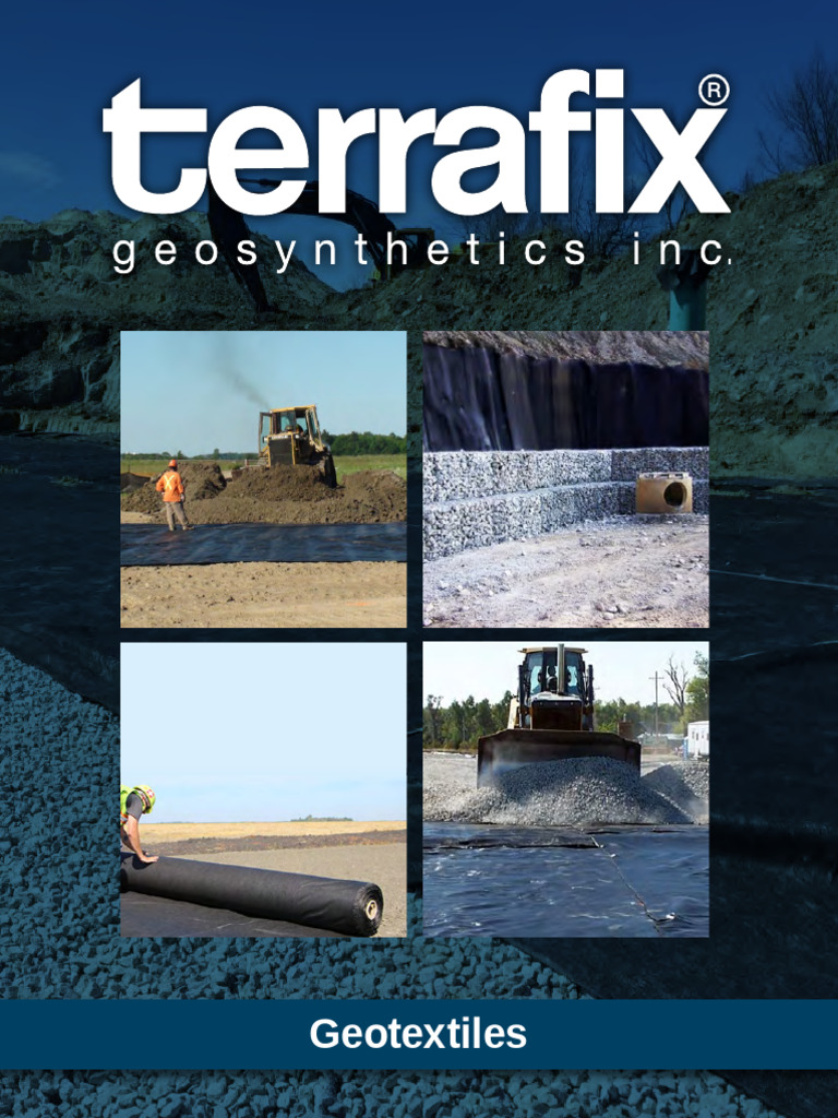 Geotextiles Brochure 2021 04 | PDF | Drainage | Permeability (Earth ...