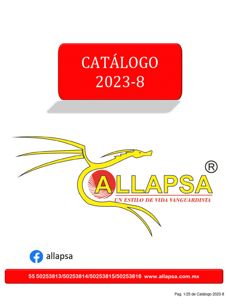 Catalogo 2023 Allapsa | PDF | Diodo emisor de luz