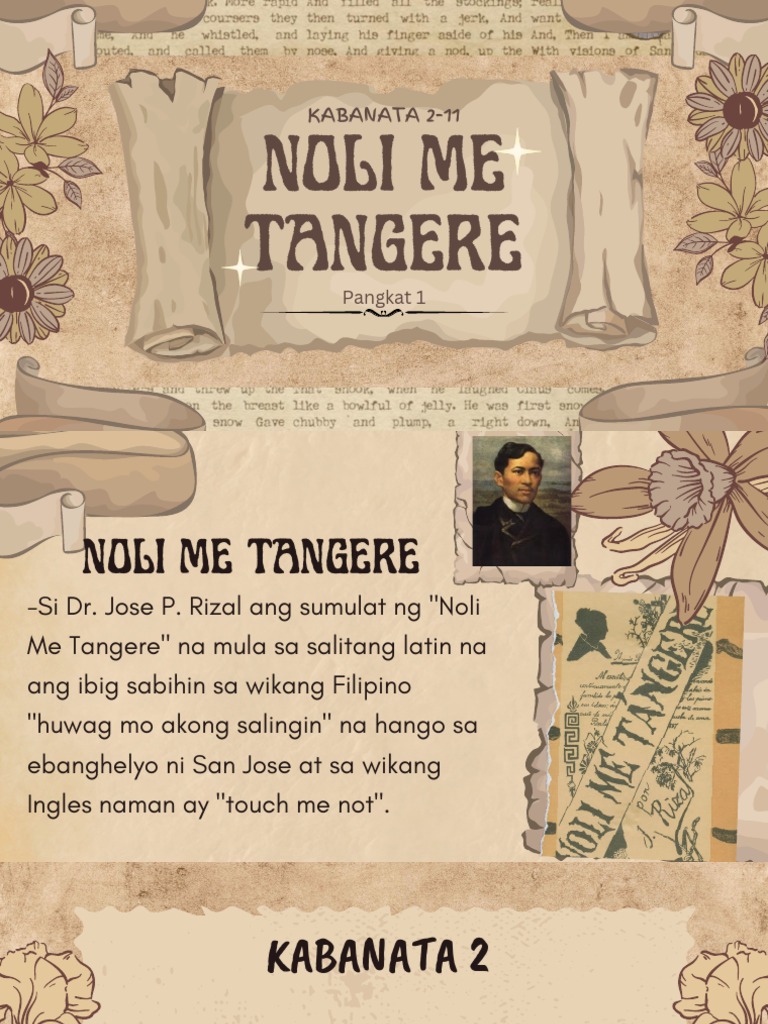 Noli Me Tangere | PDF