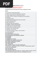 GCSE Edexcel Higher Mathematics: Topic List For Revision (NON ...