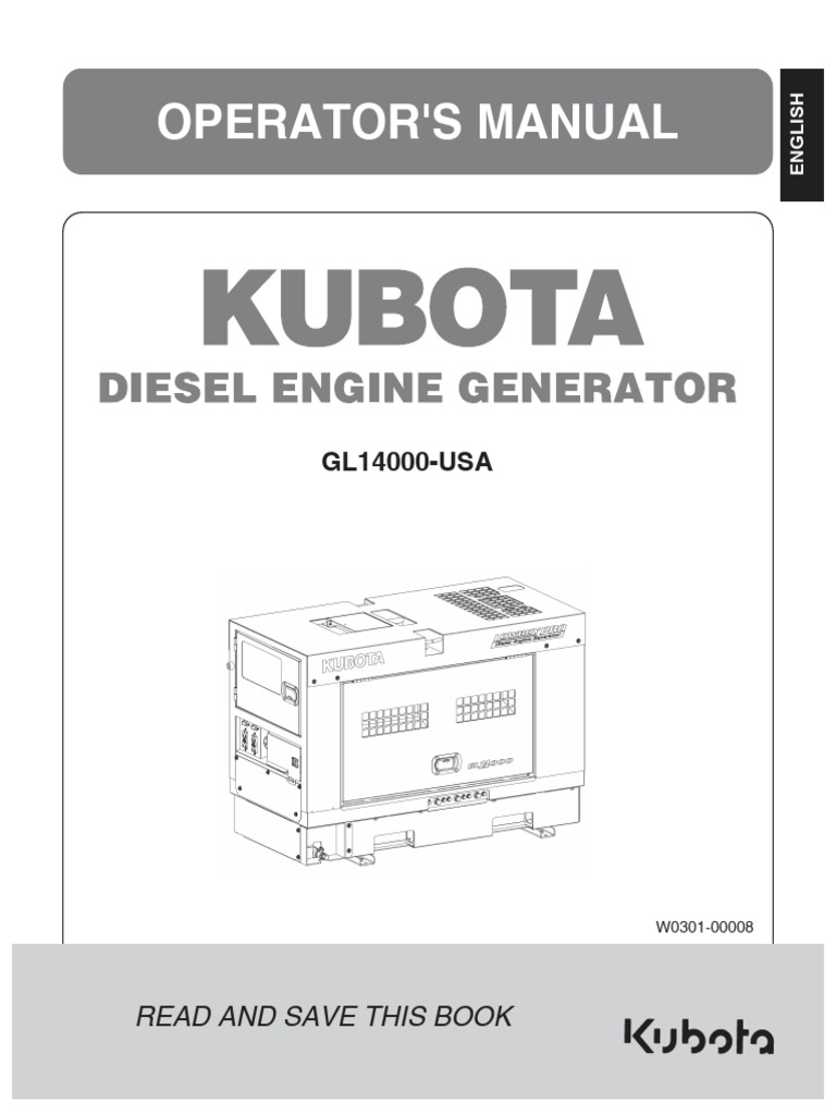 GL14000 Generator Operator's Manual | PDF | Electrical Connector | Oil ...