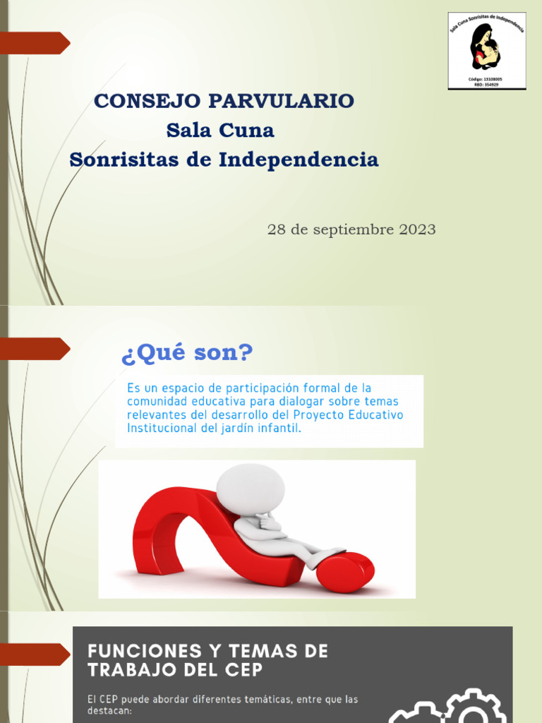 1° Consejo Parvulario | PDF | Educación de la primera infancia