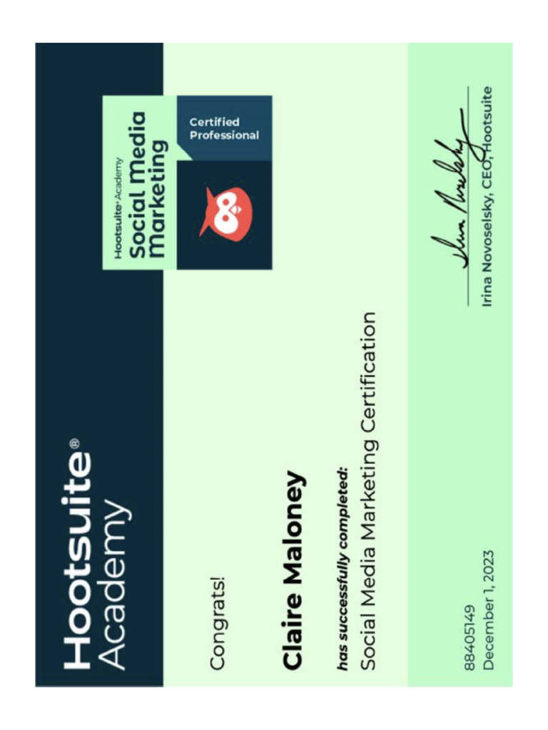 Hootsuite Academy Social Media Marketing | PDF