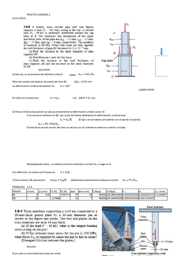 Practica 1 | PDF | Viga (Estructura) | Doblar