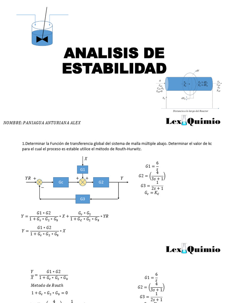 Analisis de Estabilidad | PDF | Matemáticas Aplicadas