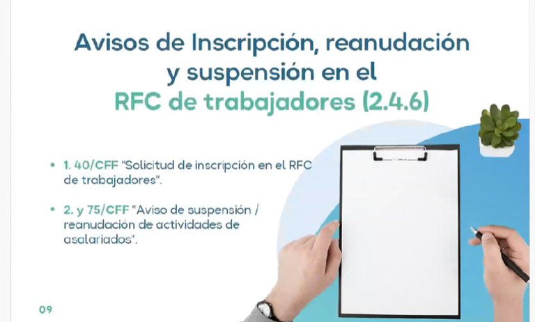 Aviso de Inscripcion o Suspension Al RFC - 1 | PDF