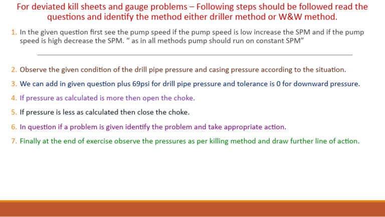 Deviated Kill Sheet Procedures Guide | PDF