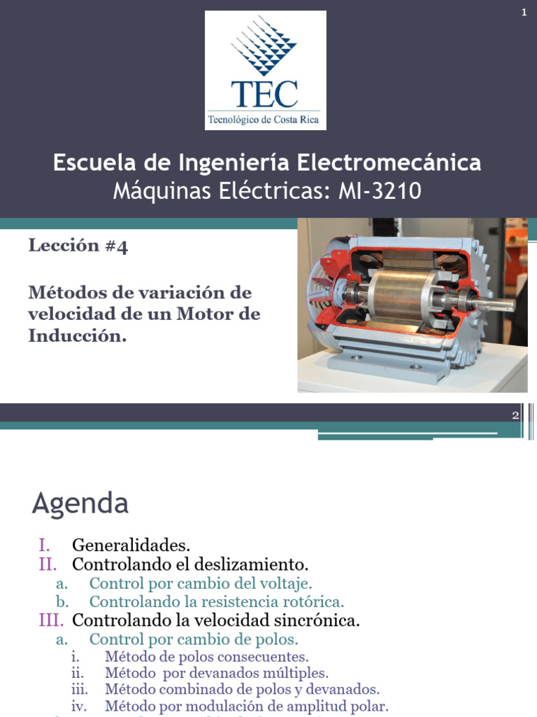Maq_Leccion_4-CONTROL_VELOCIDAD | PDF | Motores | Ingeniería