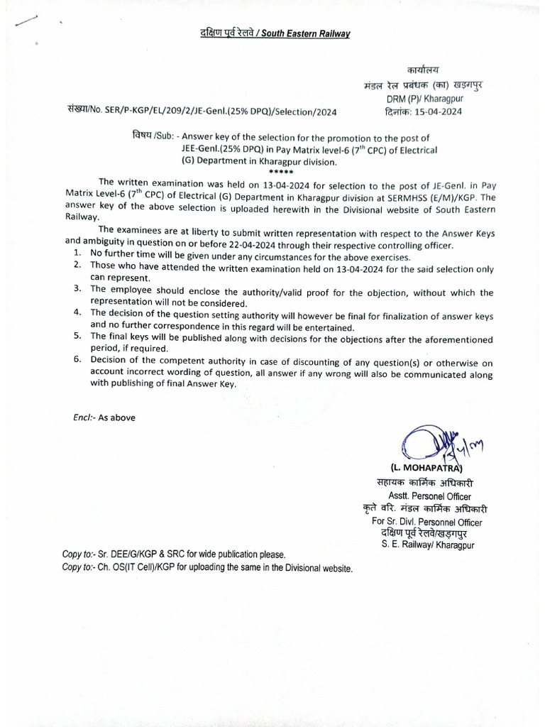 1713180252074-JE-Genl DPQ Answer Key | PDF