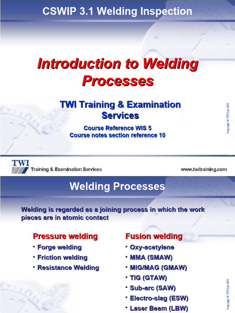 10.introduction To Welding Processes | Download Free PDF | Welding ...