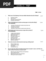 L2 IADC WELLSHARP PRACTICE EXAM | PDF | Valve | Blowout (Well Drilling)