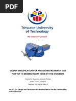Pipe Vice CAD Project | PDF