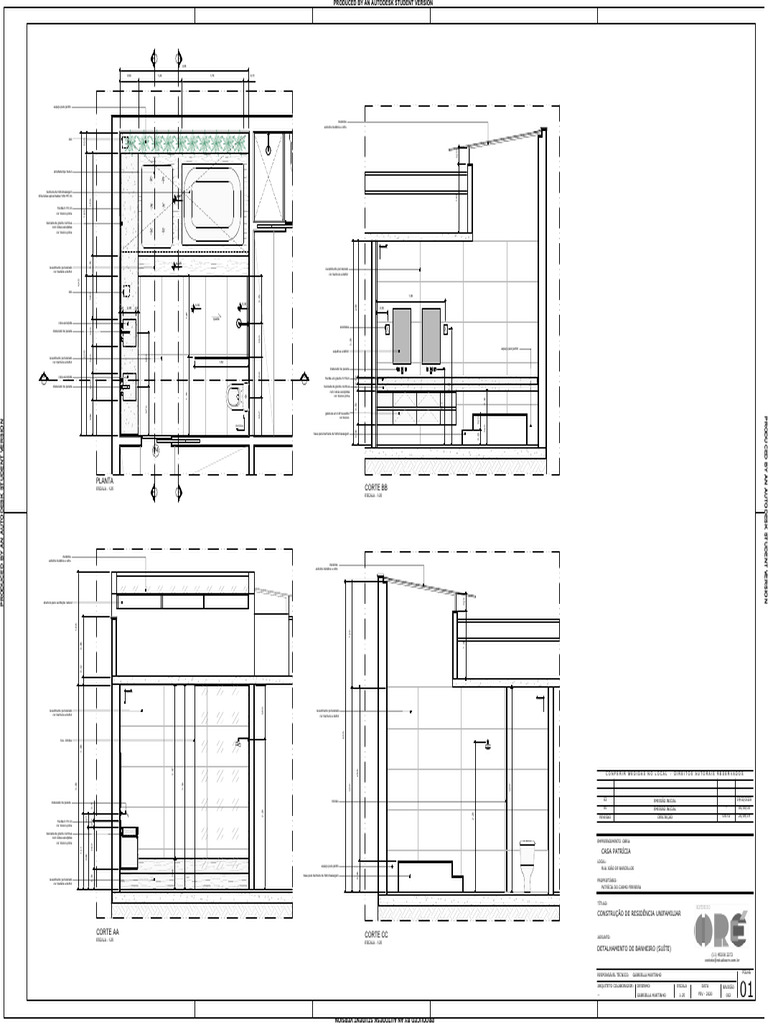 005-Ptra-Pe-000-R02 - Banheiro | PDF