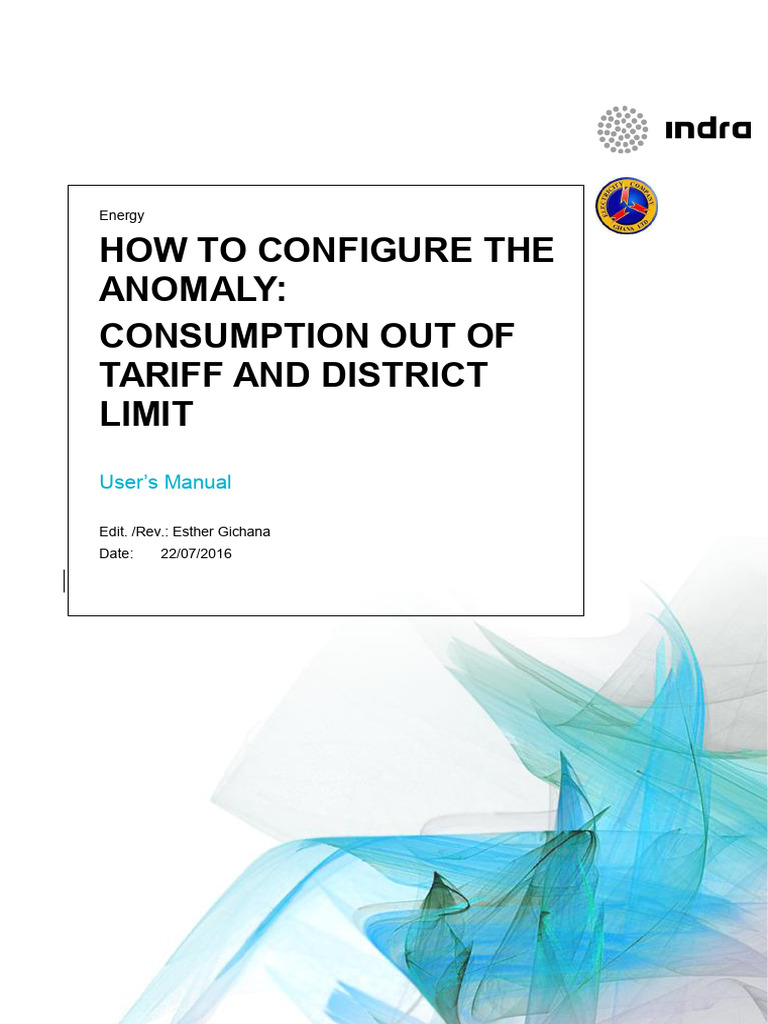 HOW CONFIGURE CONSUMPTION LIMITS FOR TARIFF AND DISTRICT | PDF | Icon ...