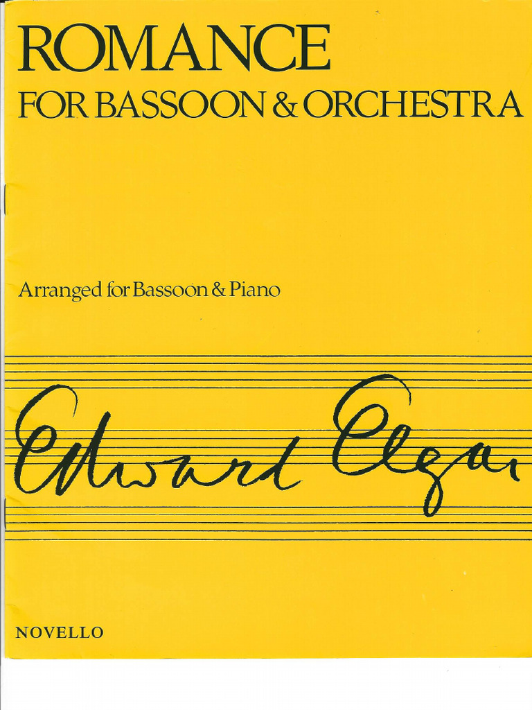 ELGAR ROMANZA Per Fagotto Op.62 | PDF