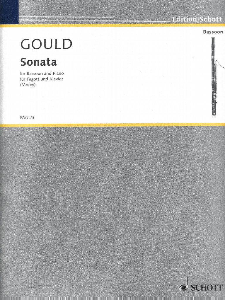 GOULD Sonata Per Fagotto e Piano | PDF