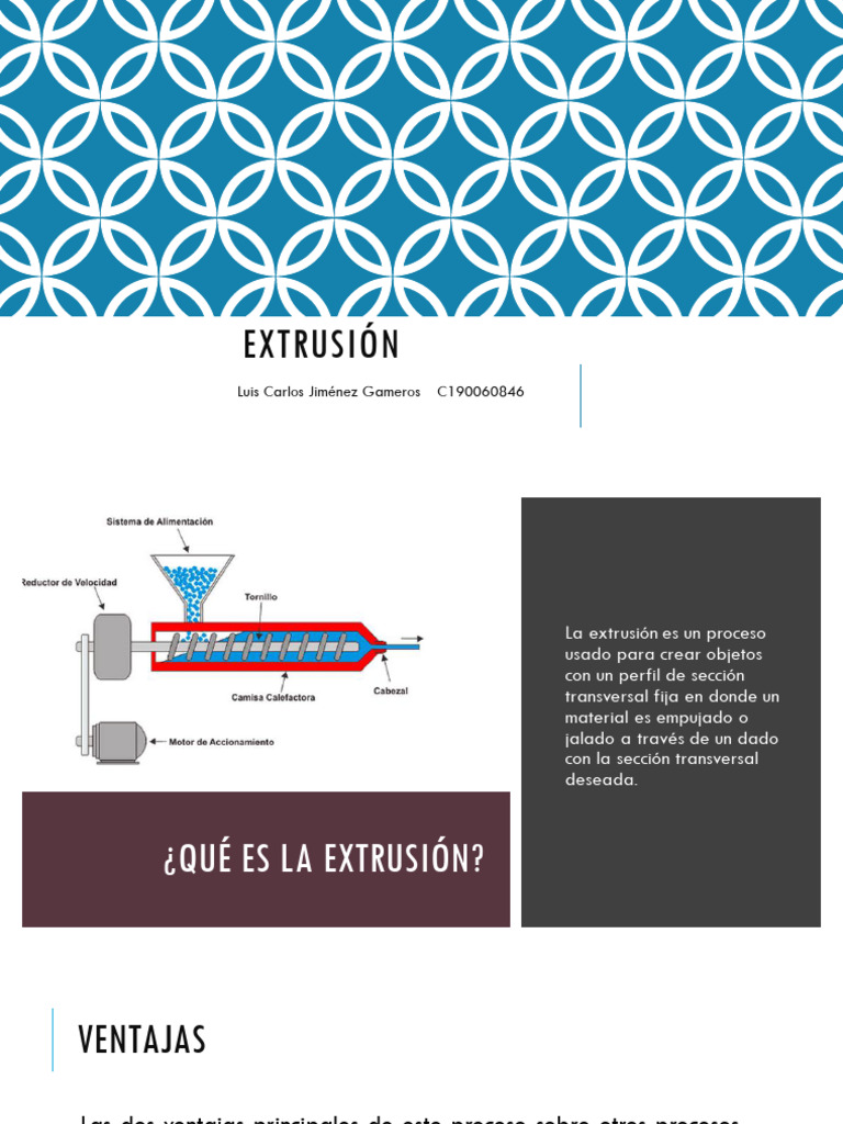 Extrusión | PDF | Extrusión | Procesos industriales