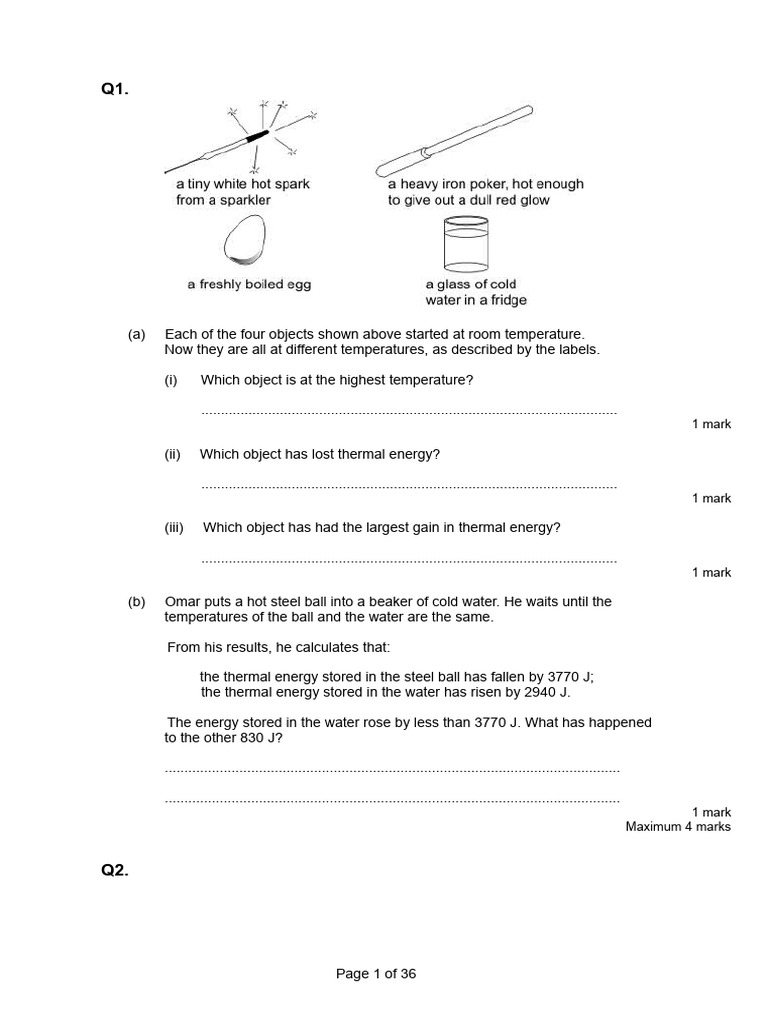 KS3 Energy Transfer 2 | PDF | Physical Quantities | Nature