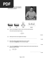 Science: Year 9 Achievement Test | PDF | Magnesium | Rock (Geology)