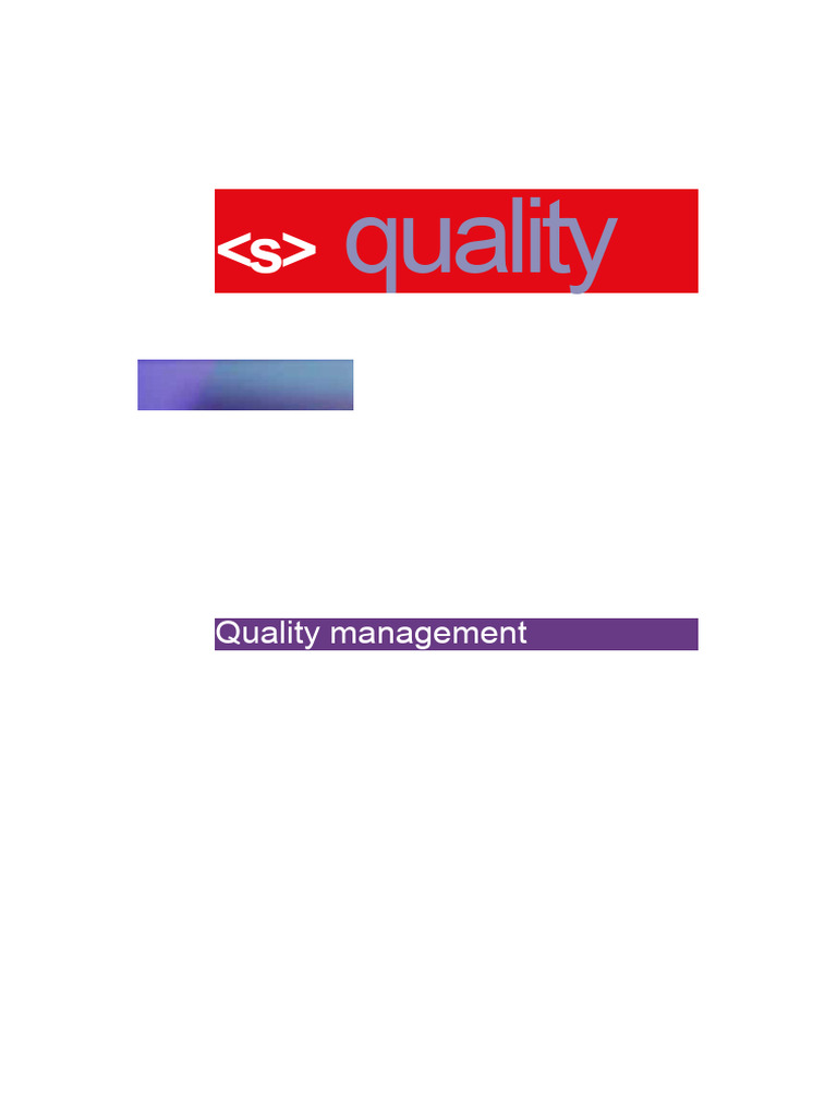 QM Principles | PDF | Quality Management | Empowerment