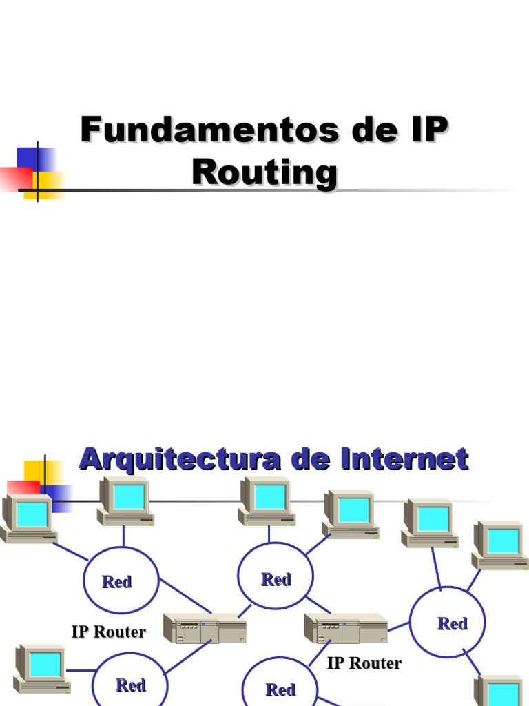08 Fundamentos IP Routing | PDF | Enrutador (Computación) | Protocolos de internet