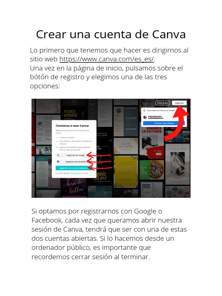 Aprendamos A Utilizar Canva | Descargar gratis PDF | Hipervínculo | Informática