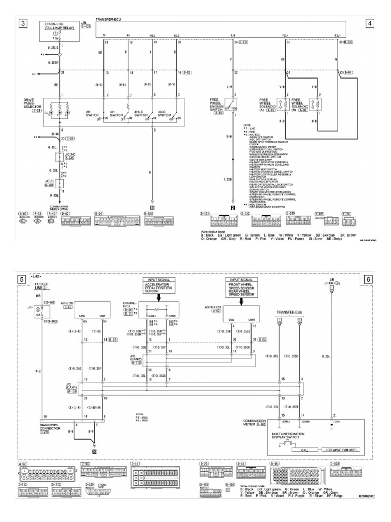 Diagramas l200 2020 Titan | PDF