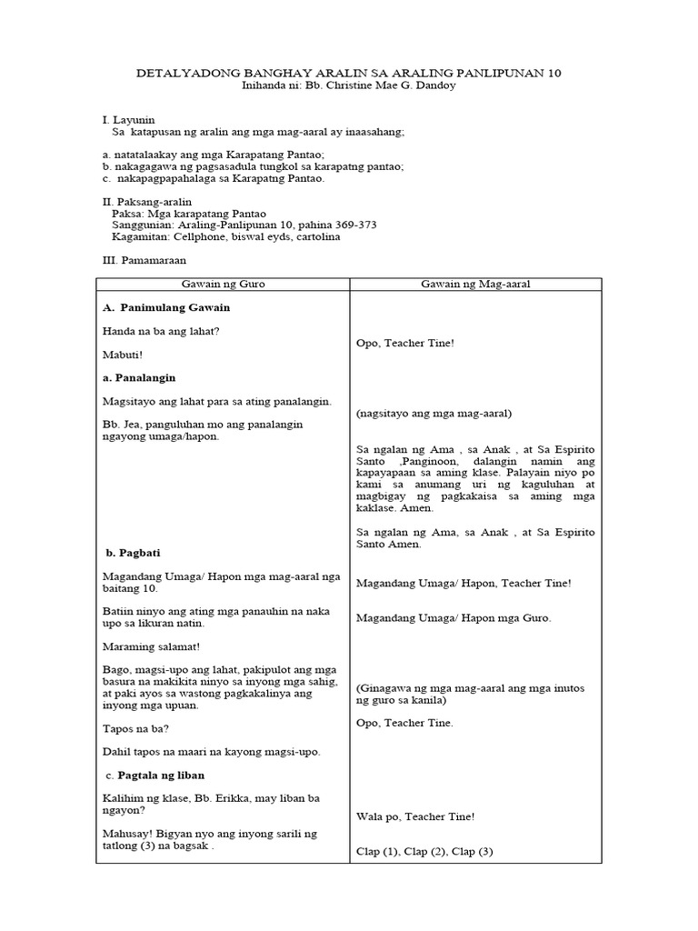 LP Sa Mga Karapatang Pantao | PDF