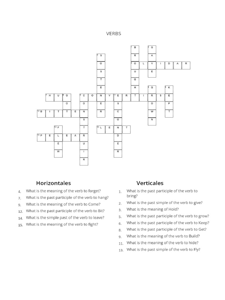 Crosswords | PDF