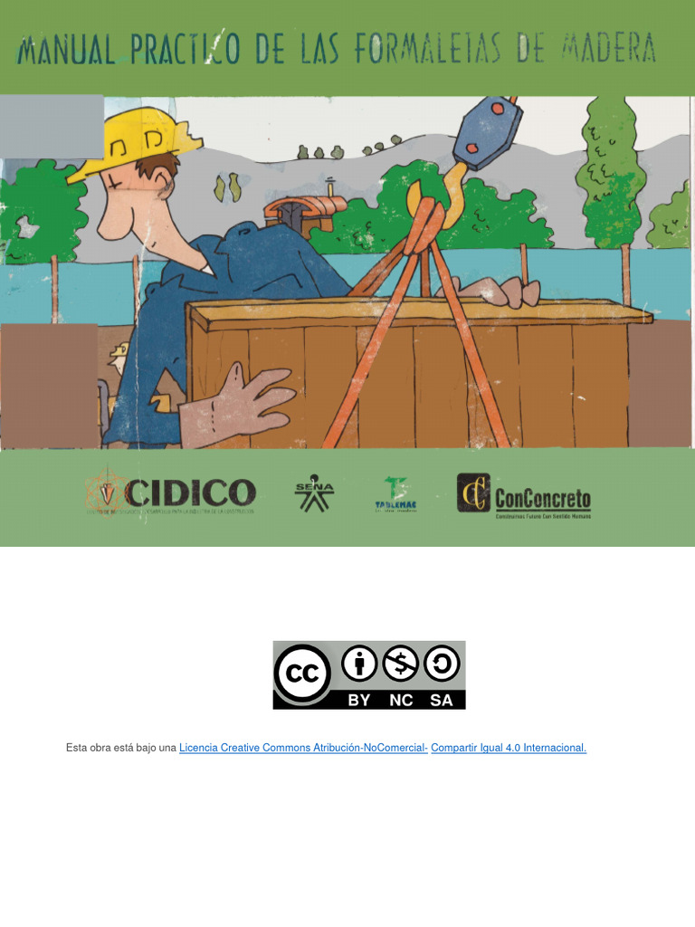 Manual Practico de Las Formaletas de Madera | PDF | Madera | Hormigón