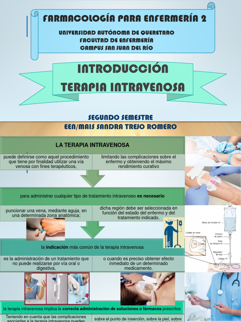 Terapia de Infusion | PDF | Terapia intravenosa | Medicina CLINICA