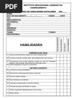 PDI para Escolas de Minas Gerais | PDF | Percepção | Memória