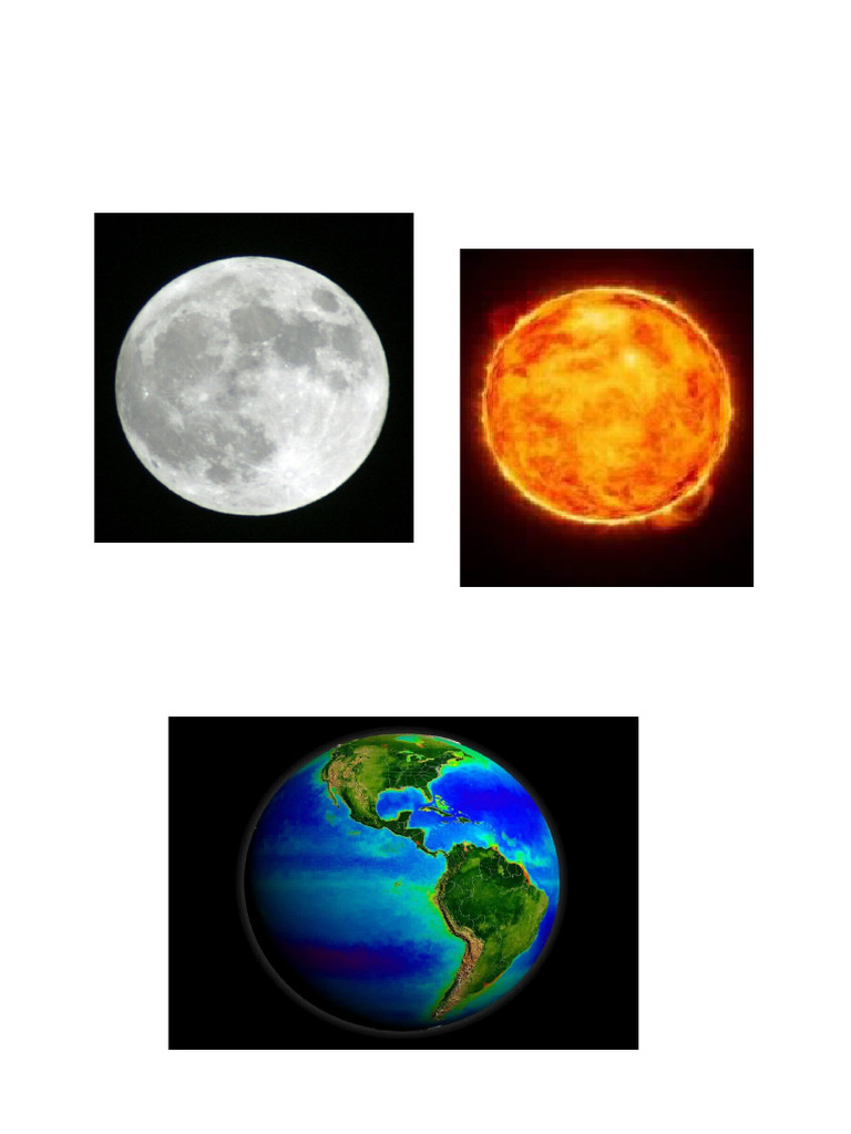 El Planeta Tierra, Sol,Luna | PDF