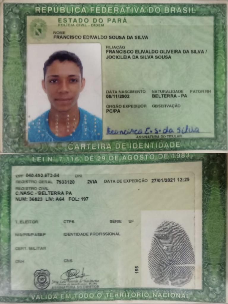 Documentos Pessoais | PDF