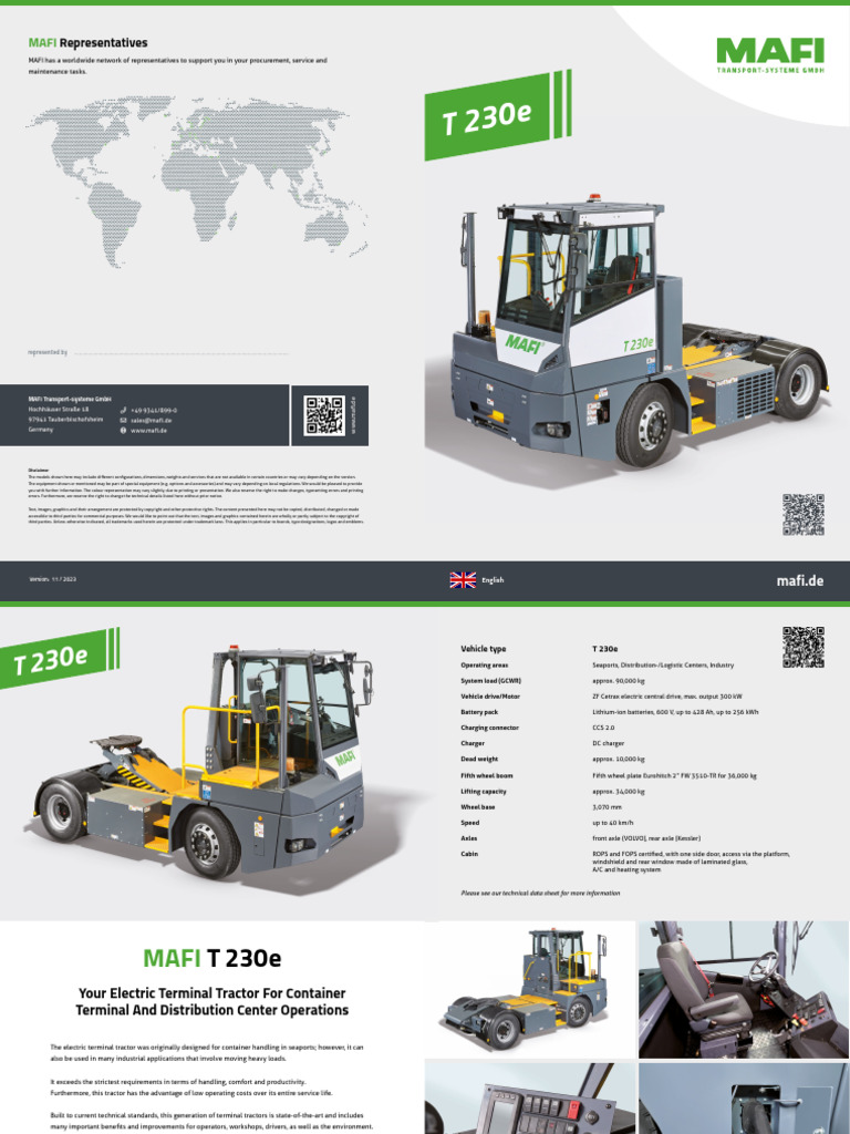 Mafi Truck 230e Europe e | PDF | Tractor | Truck