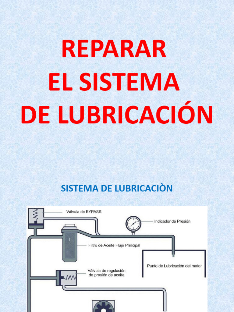 Sistema de Lubricacion | PDF