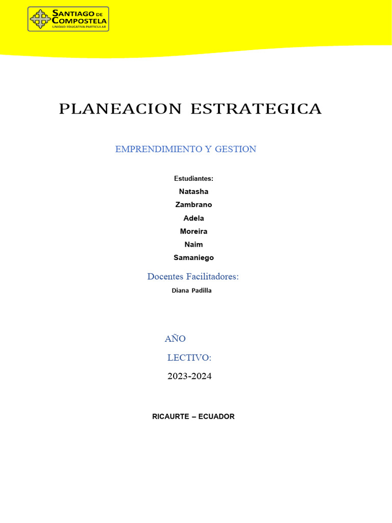 Planificación | PDF | Marketing | Calidad (comercial)