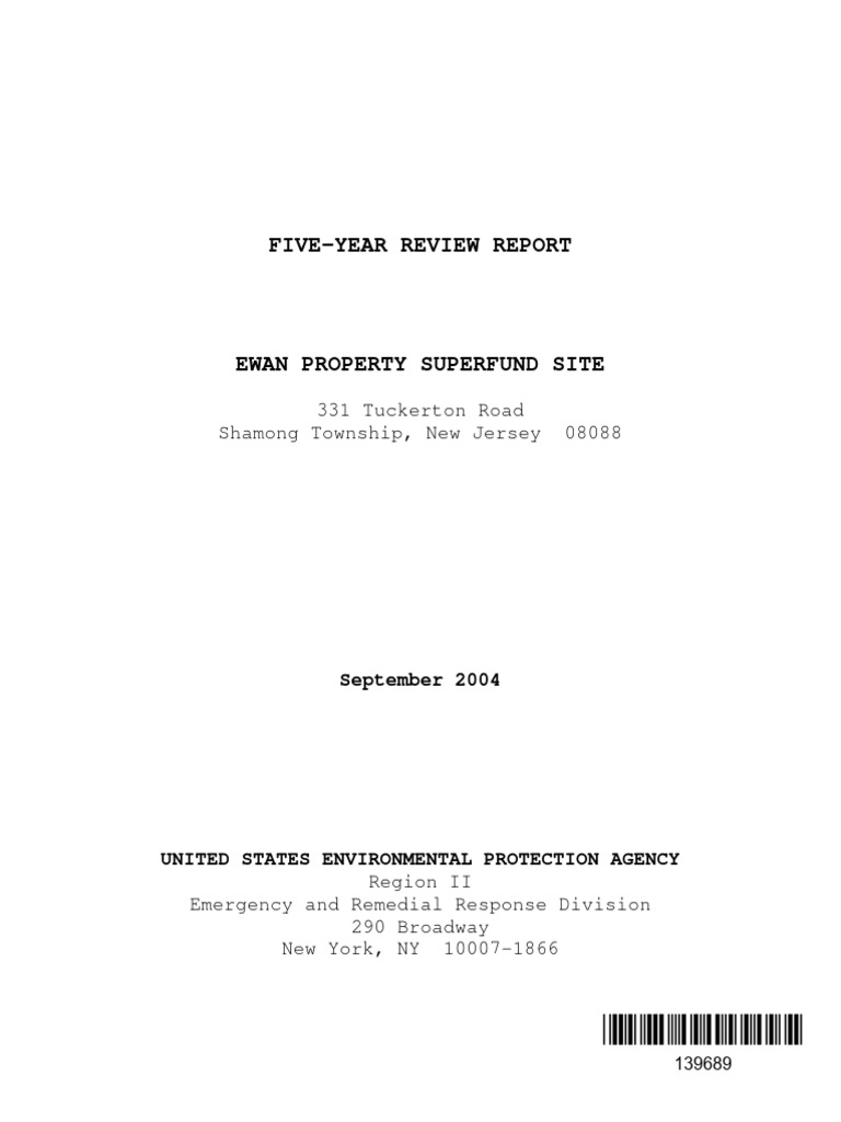 139689 | PDF | Superfund | Environmental Remediation