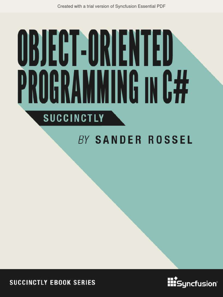 Object Oriented Programming C Sharp Succinctly | PDF | Inheritance (Object Oriented Programming ...