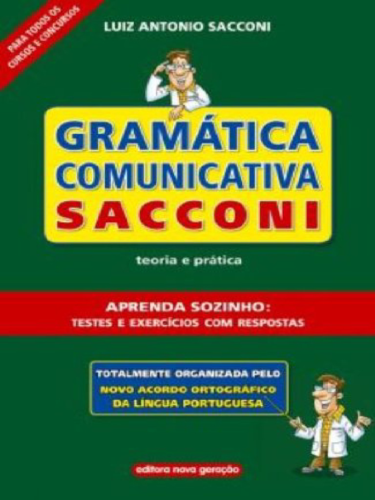 Gramática Comunicativa de Sacconi | PDF