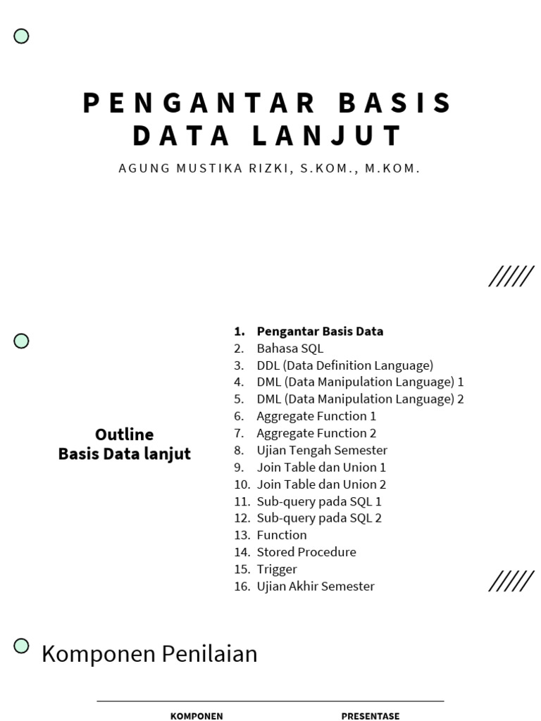 Pengantar Basis Data Lanjut | PDF